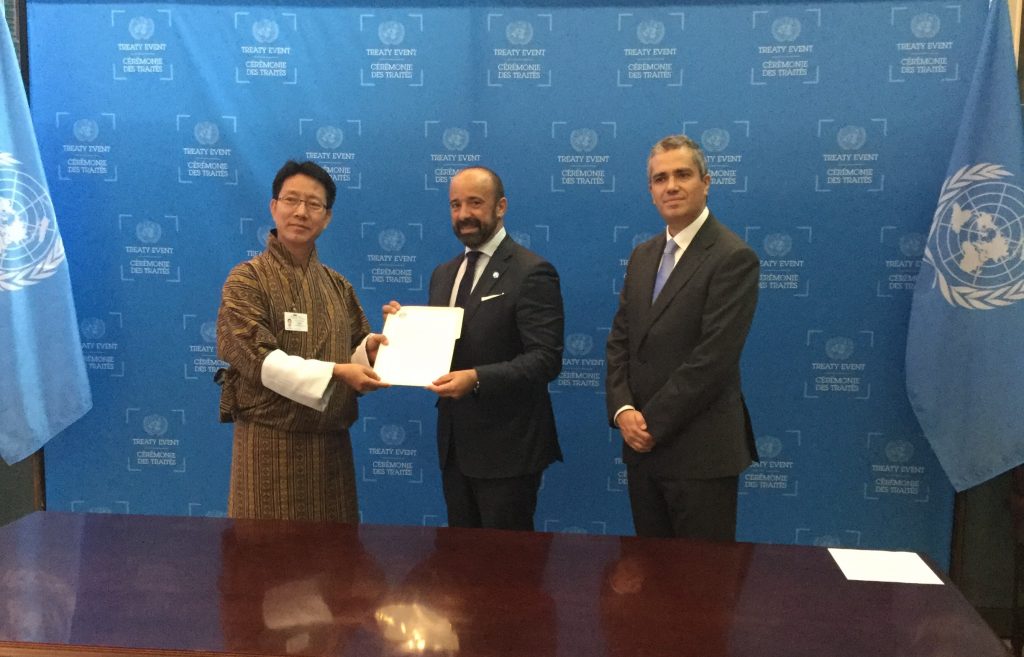 Deposit of Instrument of Ratification of the UN Convention Against ...