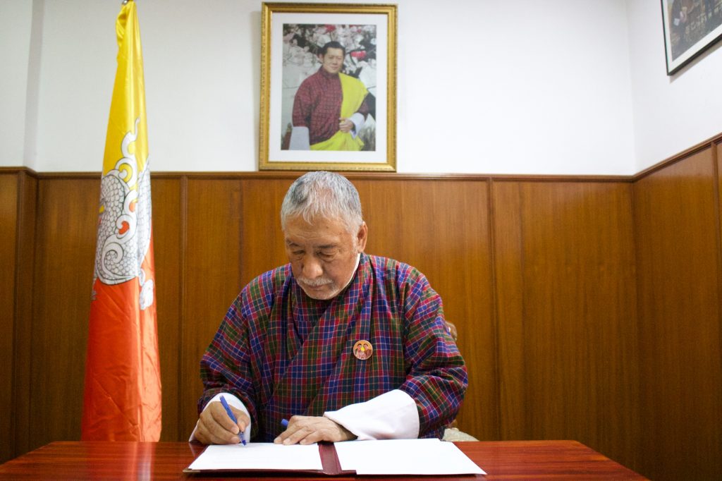 Signing Ceremony of the Project for the Development of Digital ...